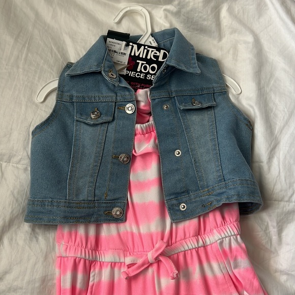 Limited Too | One Pieces | Limited Too Girls Romper With Jean Jacket ...